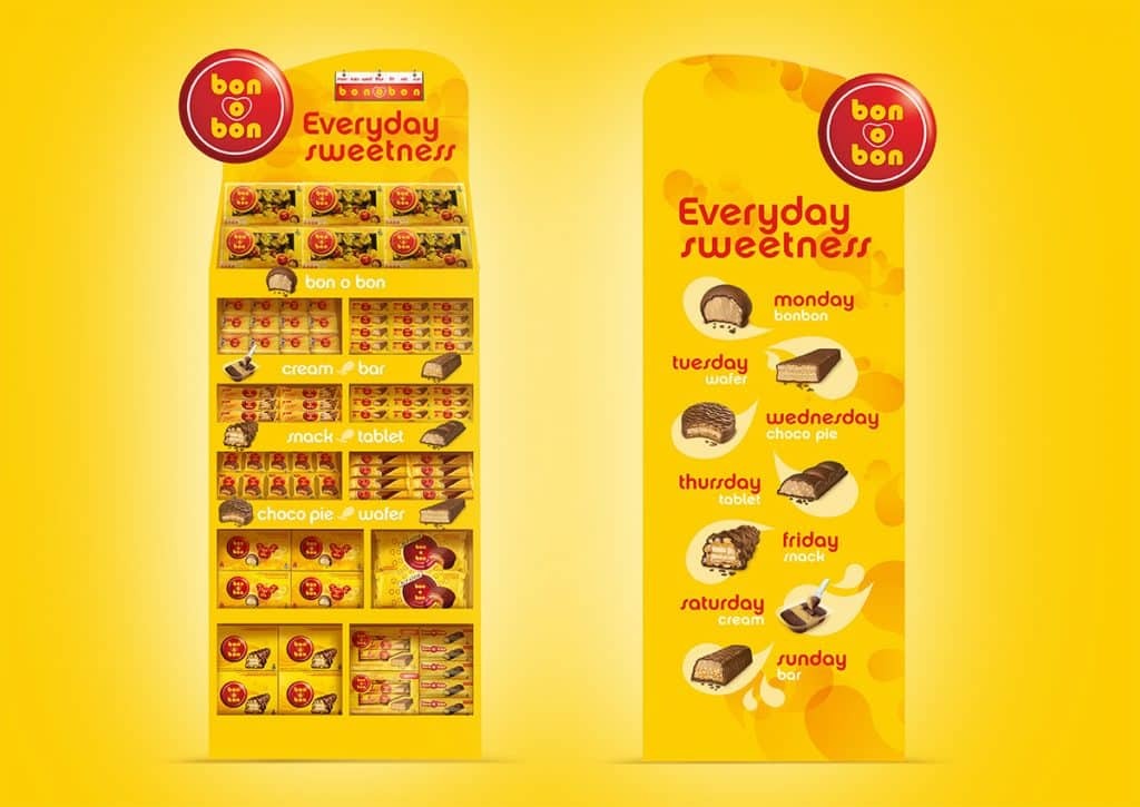Bon o Bon - Freestanding POS design - Imaginity