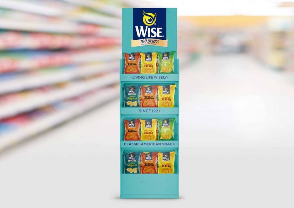 Wise Snacks. Retro Pack - POS Design: Imaginity