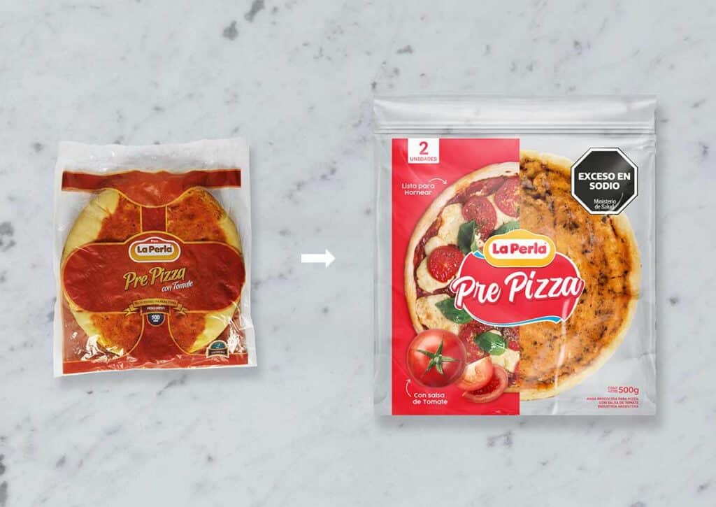La Perla Pre Pizza - Packaging Design - Imaginity