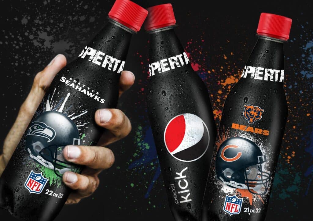Pepsi Kick NFL Packaging Design - Imaginity